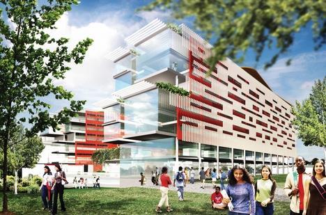 MJP brings cascading terraces to Harrow College | News | Building Design