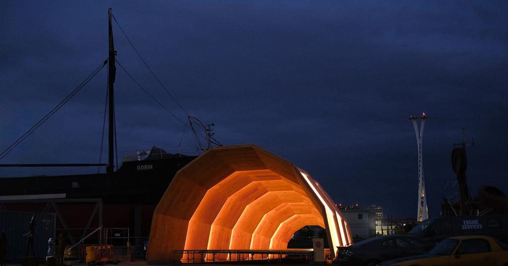 Unknown Works unveils experimental CLT timber pavilion | News ...