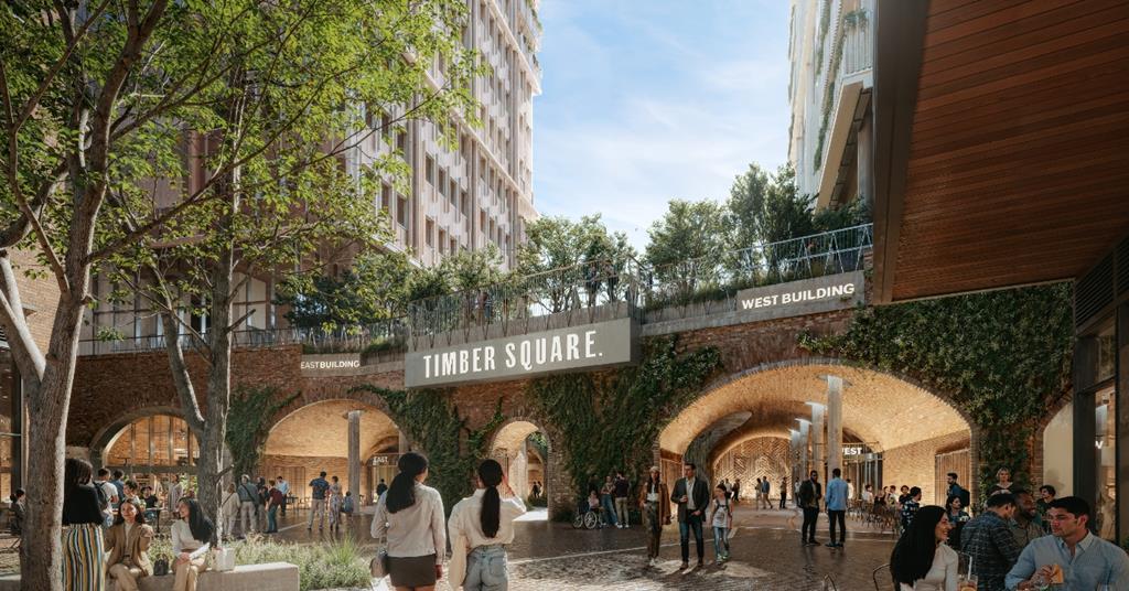 Green light for second phase of Hawkins Brown's Timber Square scheme in ...