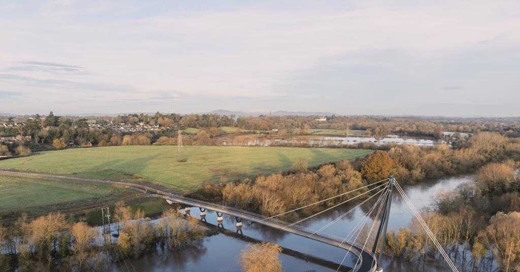 Moxon completes ‘hockey stick’ bridge crossing the River Severn | News ...