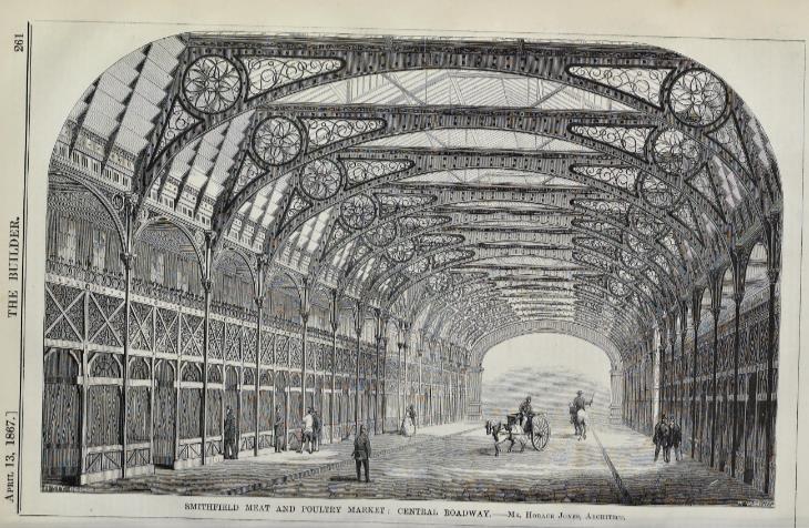Building archives: Replacing Old Smithfield Market, 1864-68 | Features ...