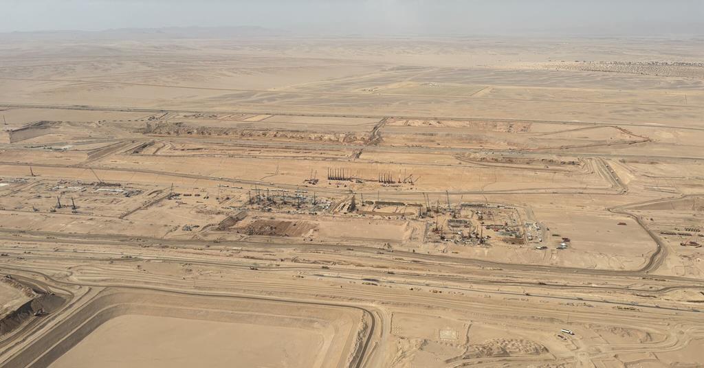 New pictures show construction of The Line from the air | News ...