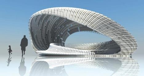 Concrete creates elegant pavilion | News | Building Design