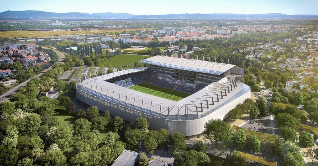 Populous to use repurposed aircraft fuselages in French stadium ...