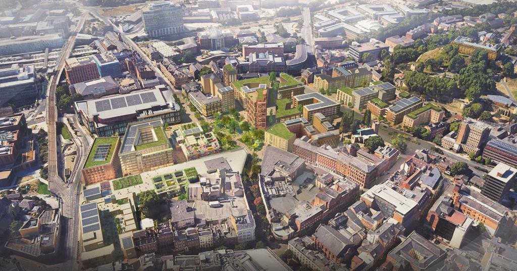 BDP masterplan for 1,000-home Nottingham city centre revealed | News ...