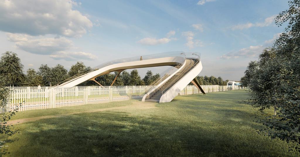How Knight Architects' innovative footbridge is replacing level ...