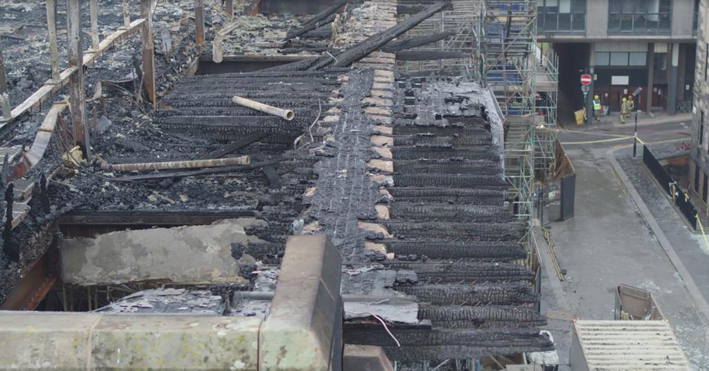 Drone footage shows extent of Mac fire damage | News | Building Design