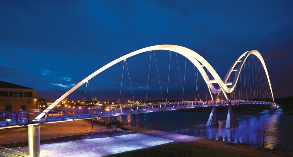 Infinity footbridge, Stockton-on-Tees, by Expedition Engineering and ...