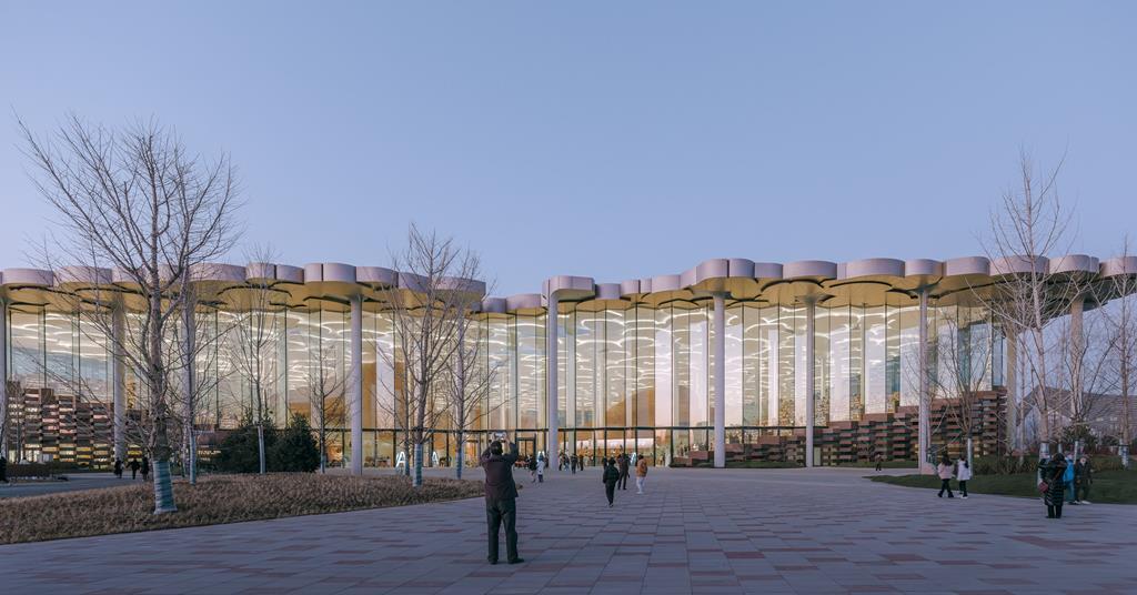 Snøhetta unveils Beijing library filled with ‘hills’ and topped by ...