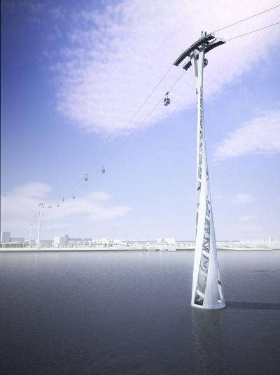 Cabe criticises Wilkinson Eyre's Thames cable cars | News | Building Design