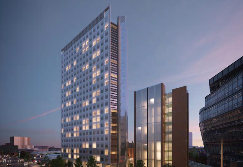 Consented RSHP hotel being redesigned as student flats because of covid ...