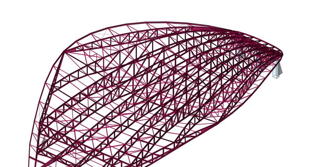 Steel structure of Zaha Hadid's Aquatics Centre | Technical | Building ...
