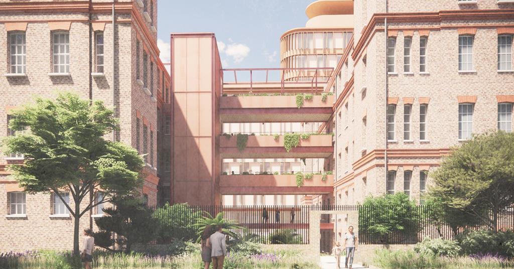 New images of Bennetts Associates-led St Pancras Hospital redevelopment ...
