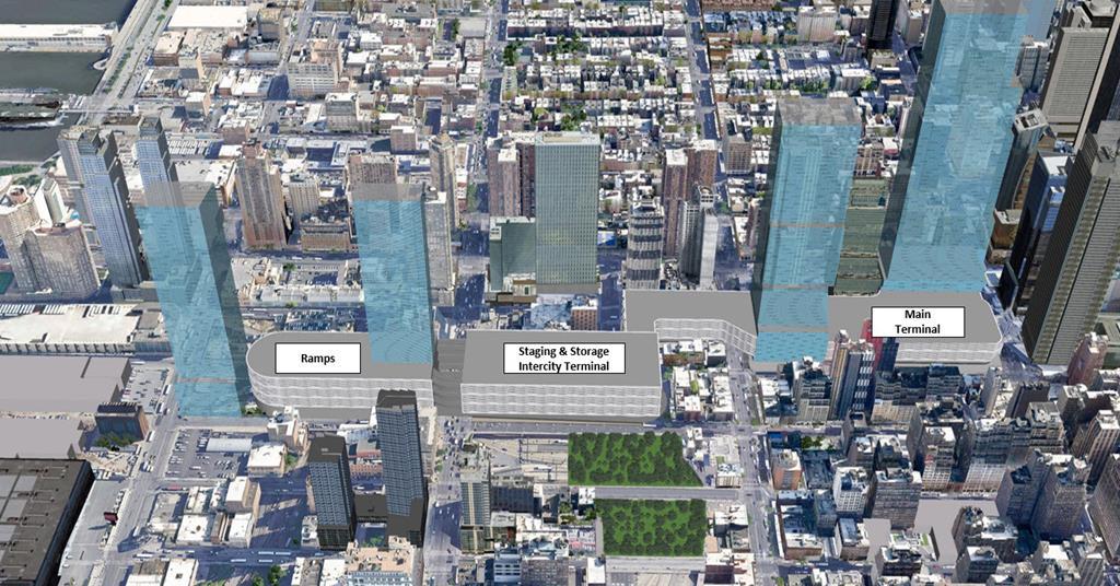 Foster & Partners working up four-tower New York masterplan | News ...