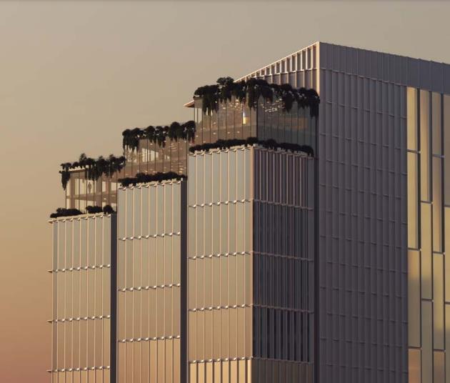 New pictures of 3XN’s 36-storey City tower as plans are submitted ...