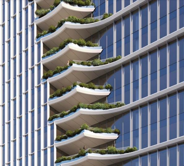 New pictures of 3XN’s 36-storey City tower as plans are submitted ...