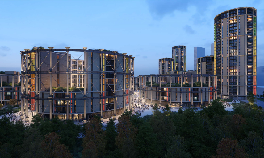 RSHP to transform UK’s biggest Victorian gasworks cluster into 2,100 ...
