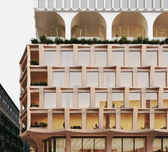 New pictures of 3XN’s 36-storey City tower as plans are submitted ...