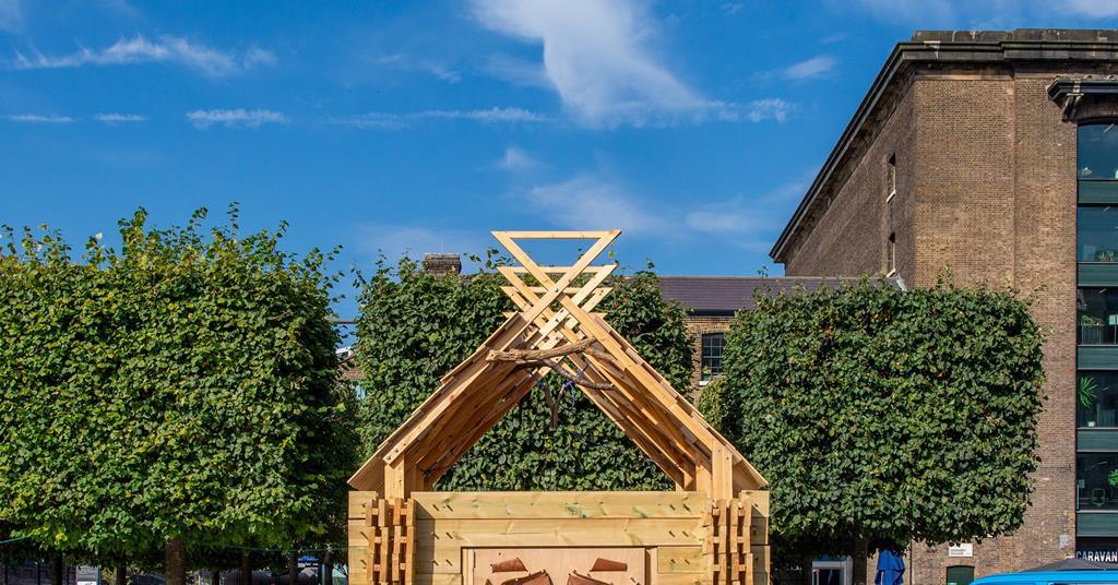Teenagers collaborate on King’s Cross timber pavilion | News | Building ...