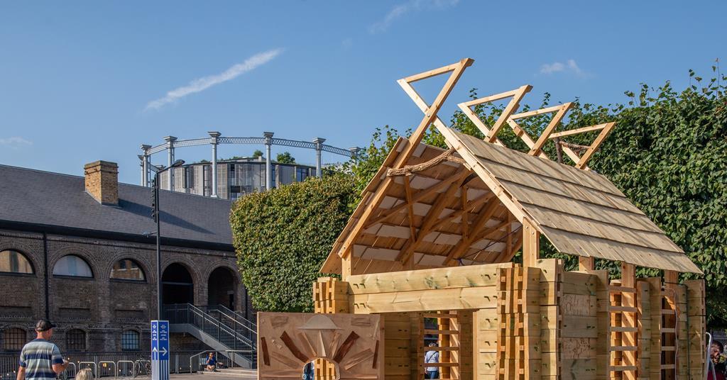 Teenagers collaborate on King’s Cross timber pavilion | News | Building ...