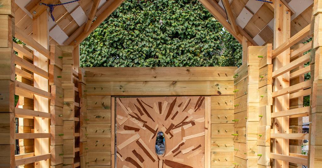 Teenagers collaborate on King’s Cross timber pavilion | News | Building ...