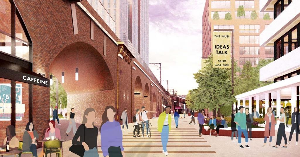 New images of Allies & Morrison’s £1.7bn ID Manchester masterplan ...