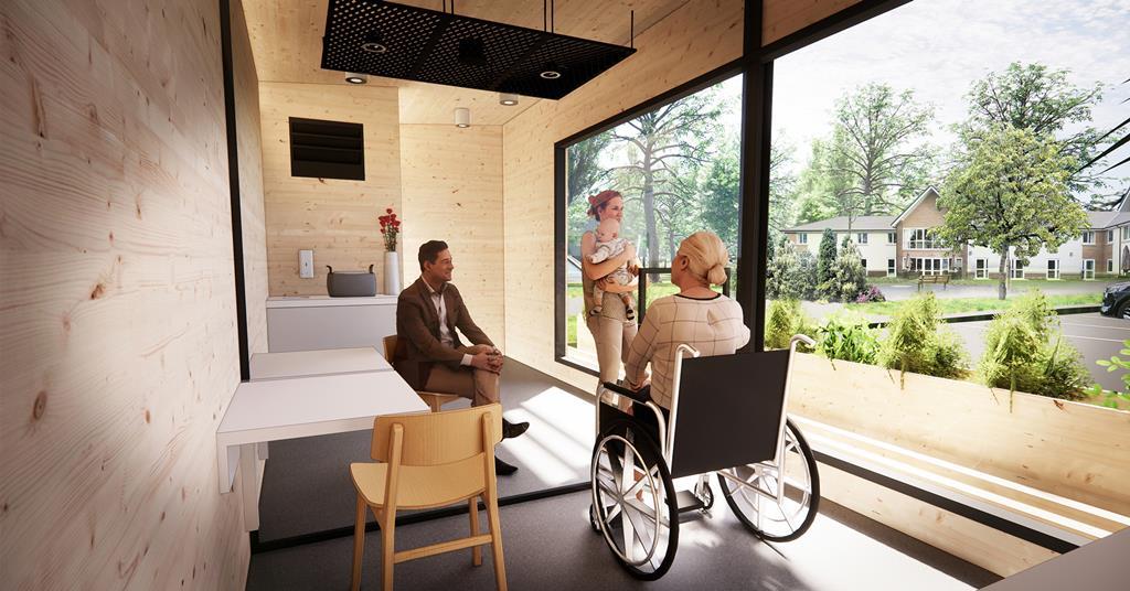 ’Social contact pod’ would allow grandparents and children to hold ...