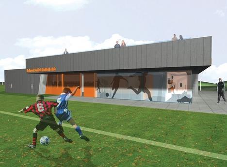 Football club pavilion is on the ball | News | Building Design