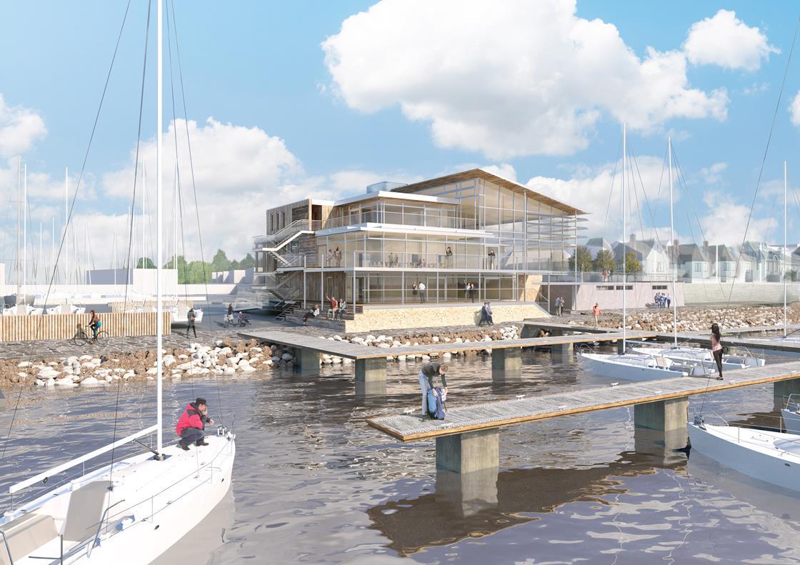 Sailing club's clubhouse in for planning | News | Building Design