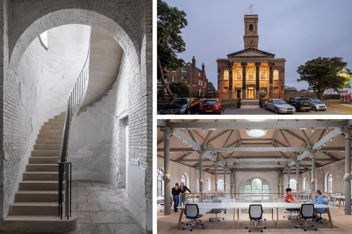 Hugh Broughton Architects transforms fire-damaged church into thriving ...