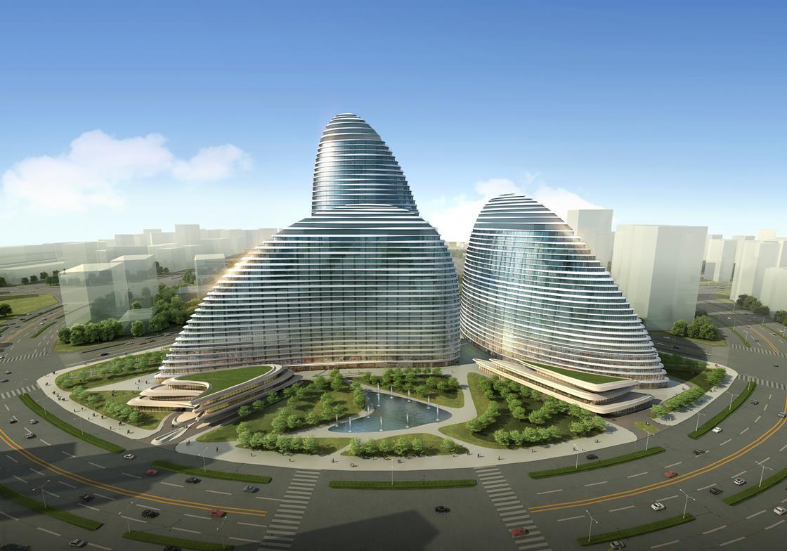 Zaha Hadid unveils Wangjing Soho complex | News | Building Design
