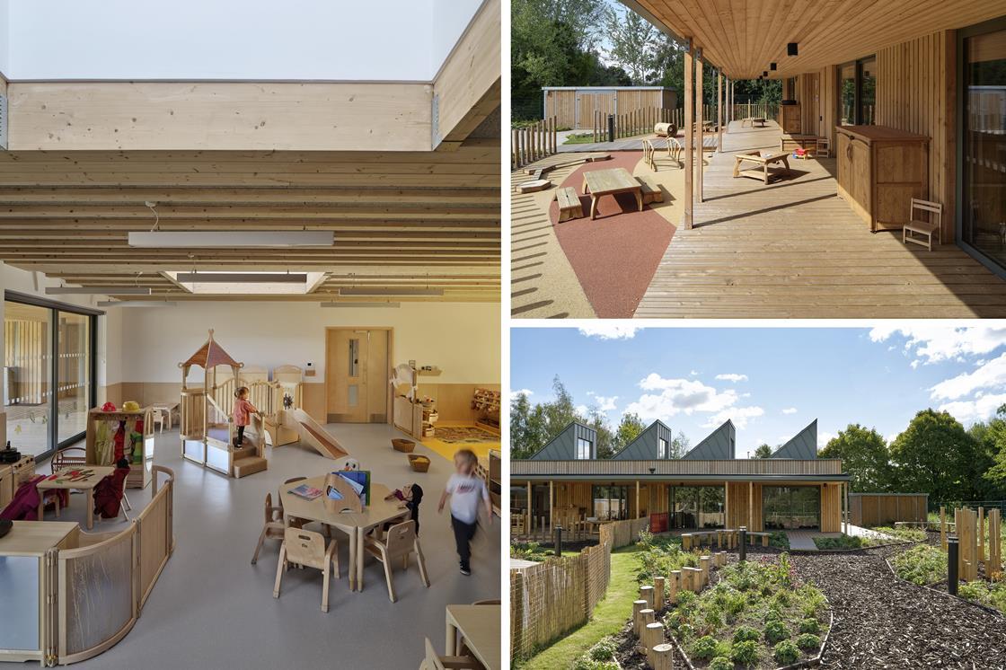 In pictures: FCBStudios unveils net zero timber nursery for ...
