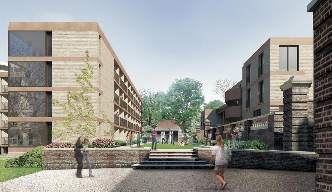 Roehampton University residential halls by Henley Halebrown Rorrison ...