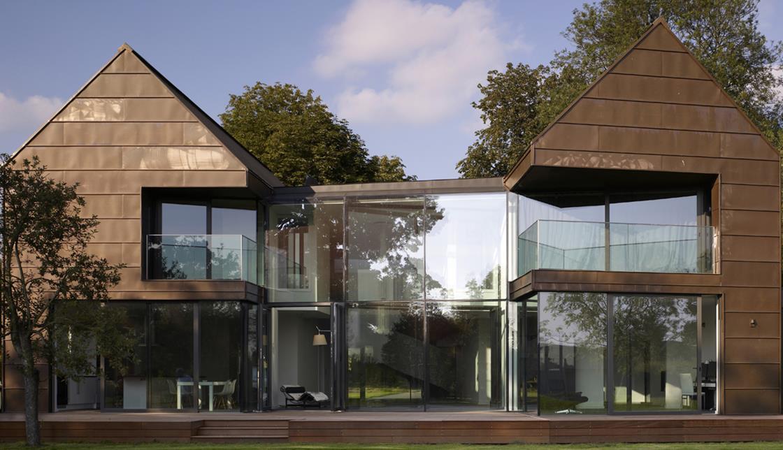 UK's first bronze-clad house completed | News | Building Design