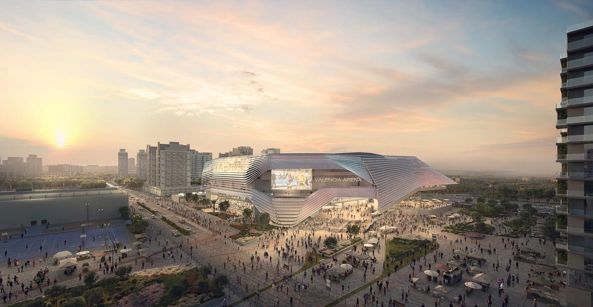 HOK reveals Spanish basketball arena | News | Building Design