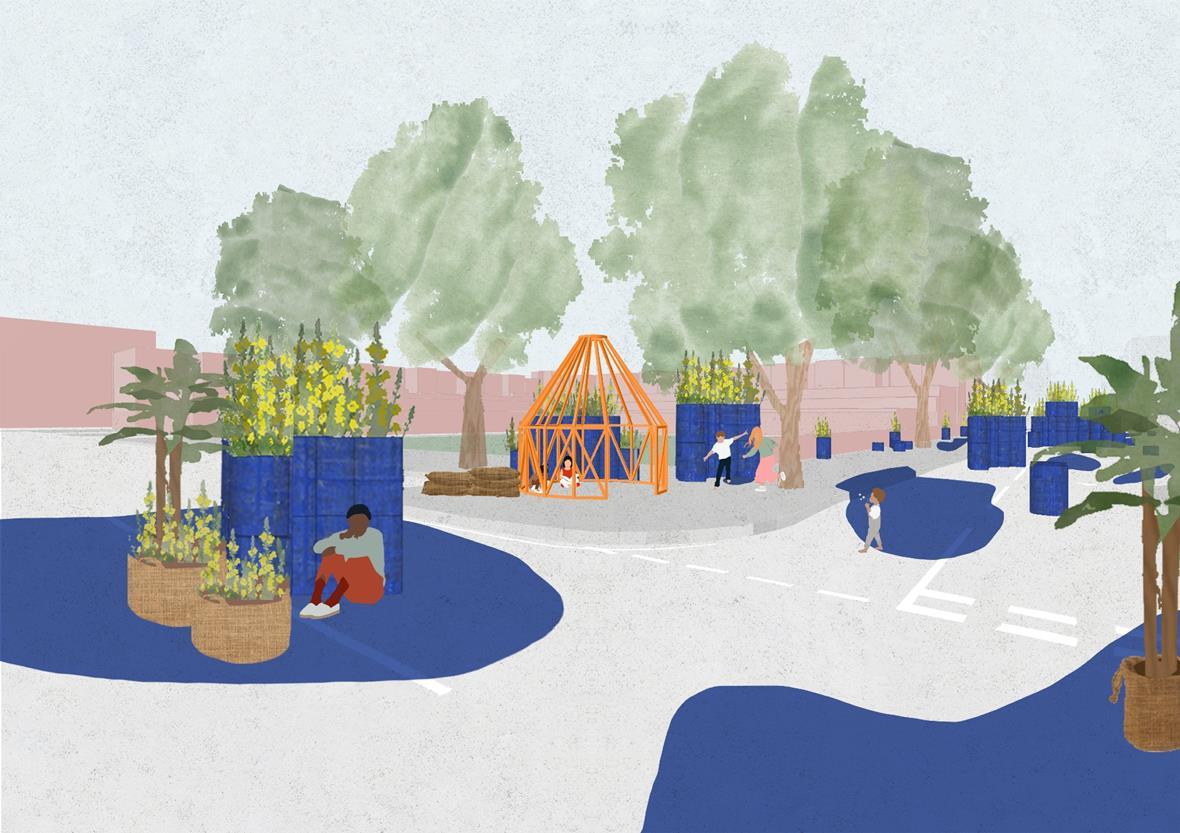 Nooma Studio unveils Somers Town ‘performing gardens’ | News | Building ...