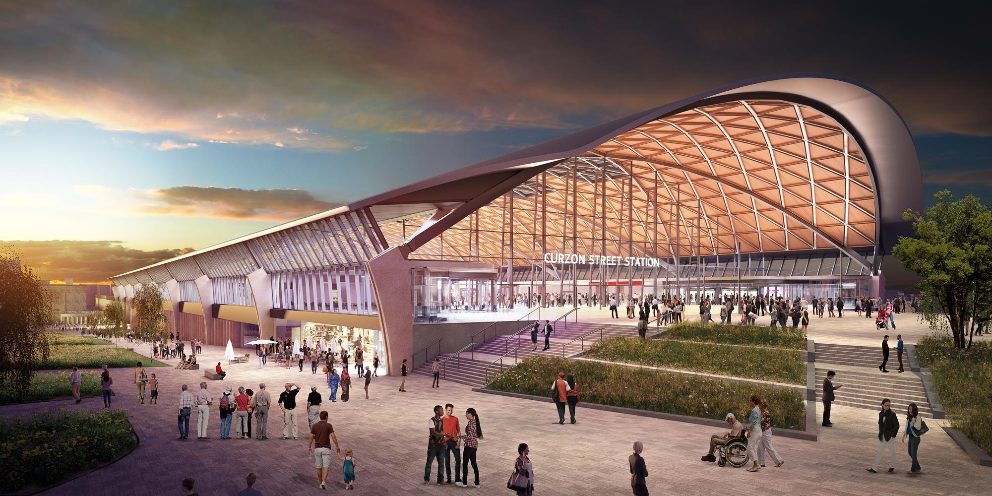 Grimshaw, WSP and Arup reveal new HS2 station designs | News | Building ...