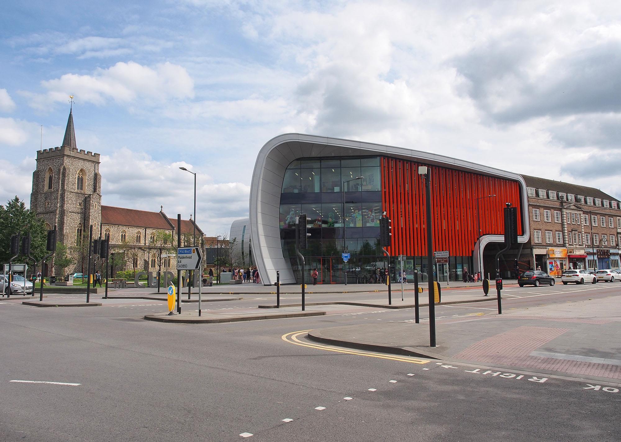 Carbuncle Cup: The Curve, Slough by Bblur Architecture and CZWG ...