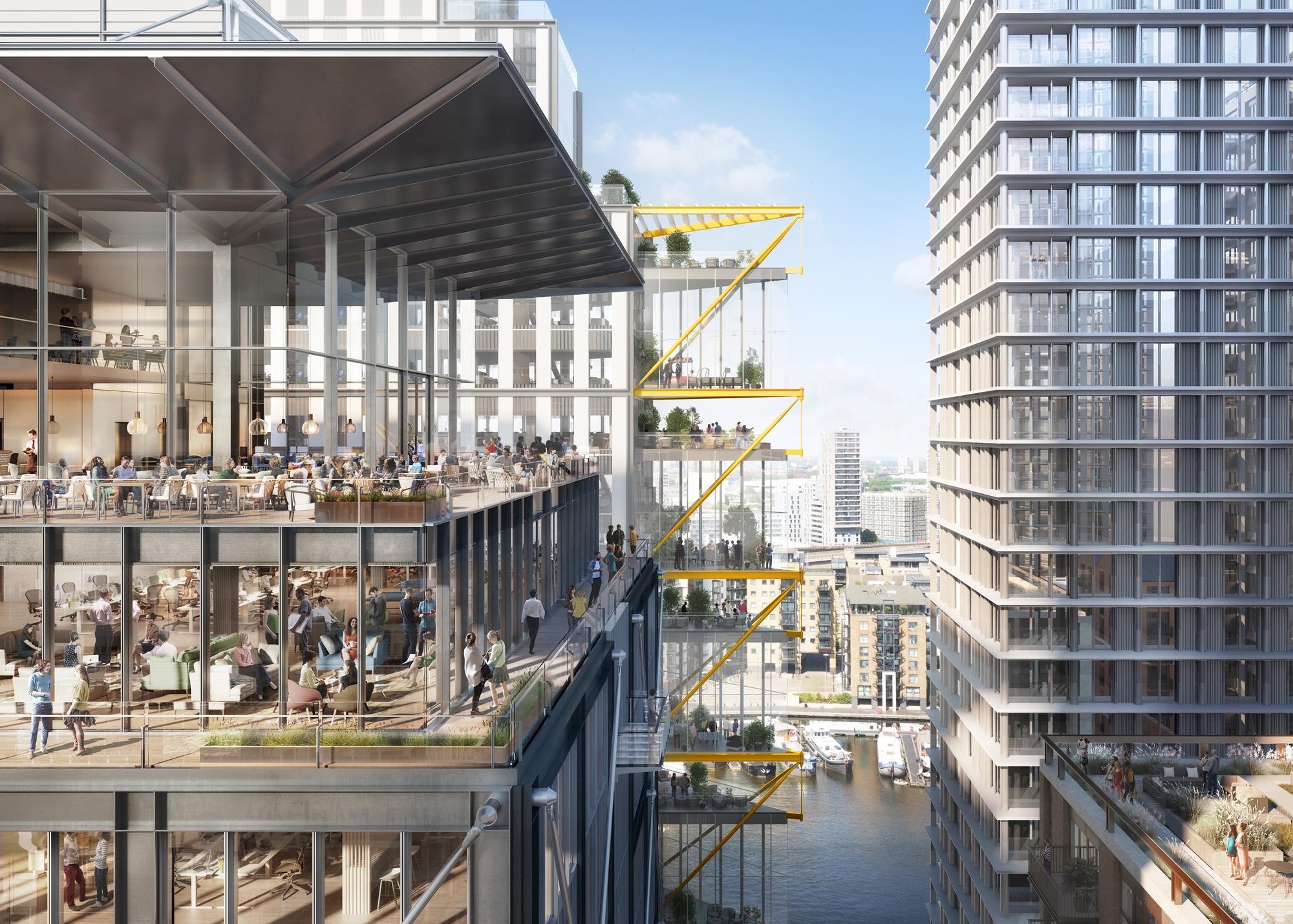 Pilbrow & Partners' Wood Wharf scheme given the all clear | News ...