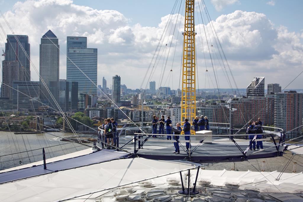 Up at the O2 walkway | Technical | Building Design