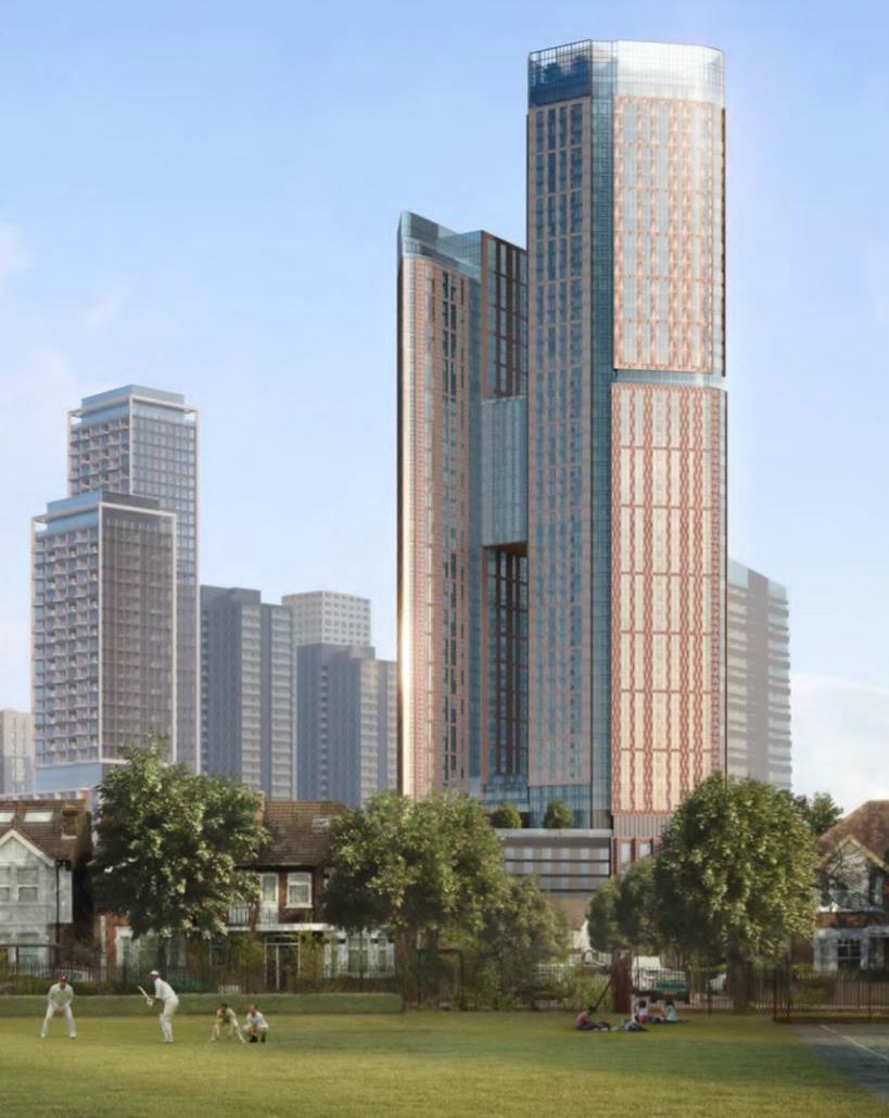 KPF gets go-ahead for 55-storey tower project in west London | News ...