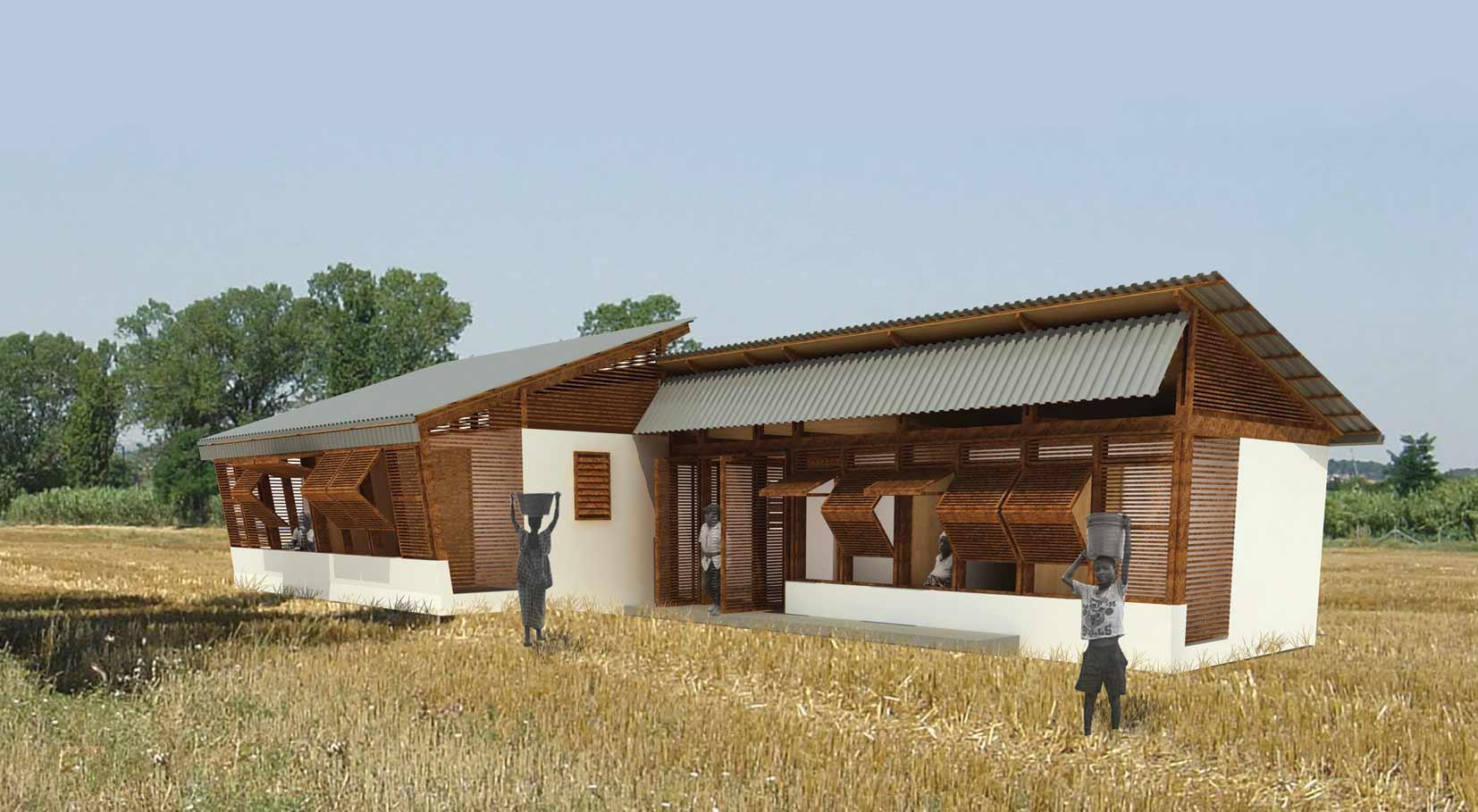 Modern Two Story Home Plans Haitian Design