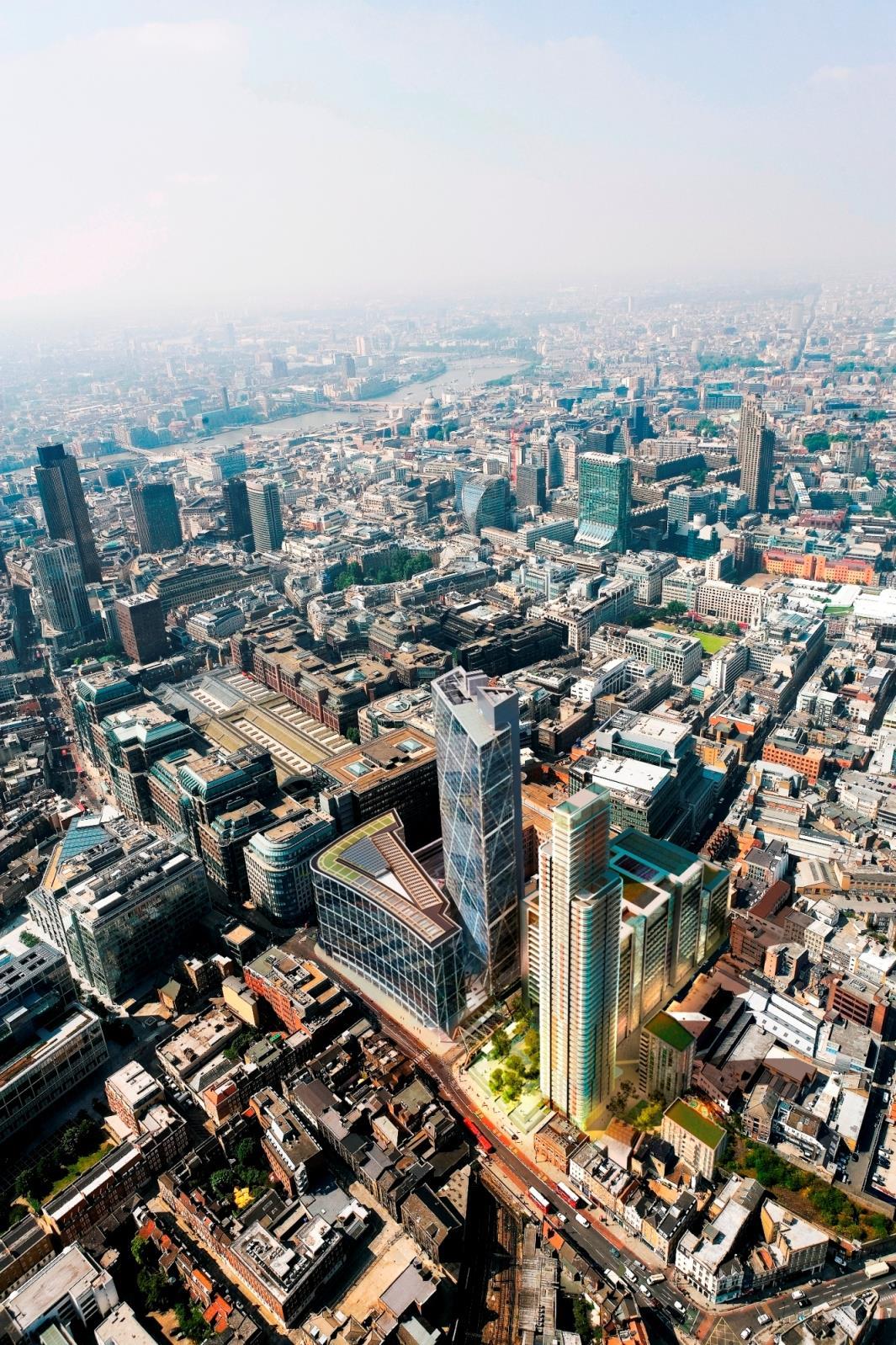 Foster & Partners' £500 million Bishopsgate project wins planning ...