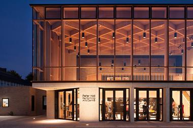 Technical Study: Peter Hall Performing Arts Centre, Cambridge ...