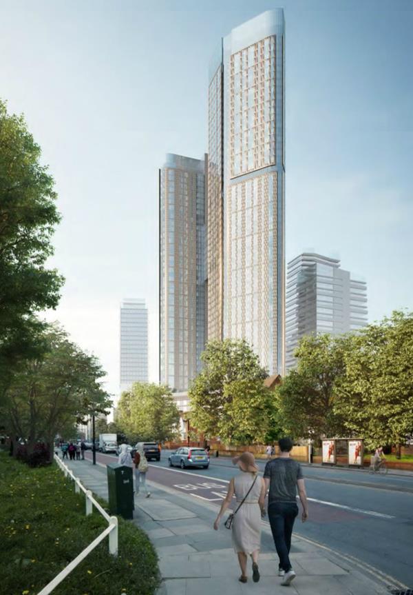 KPF gets go-ahead for 55-storey tower project in west London | News ...
