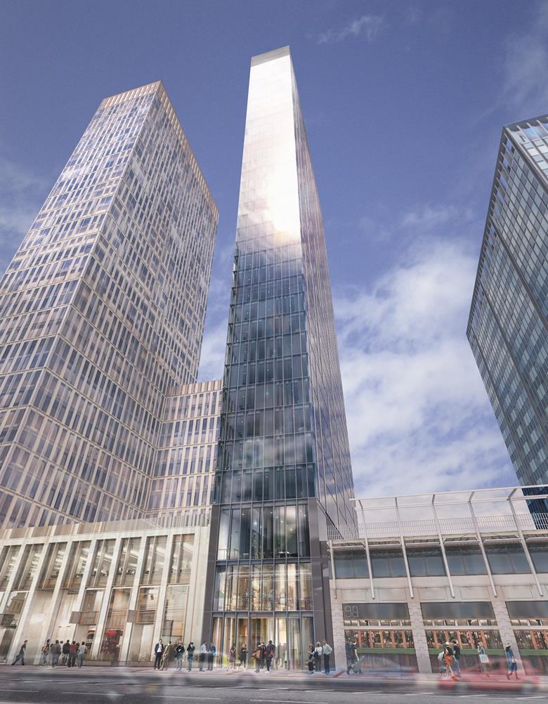 UK’s first residential ‘super slender’ tower approved | News | Building ...