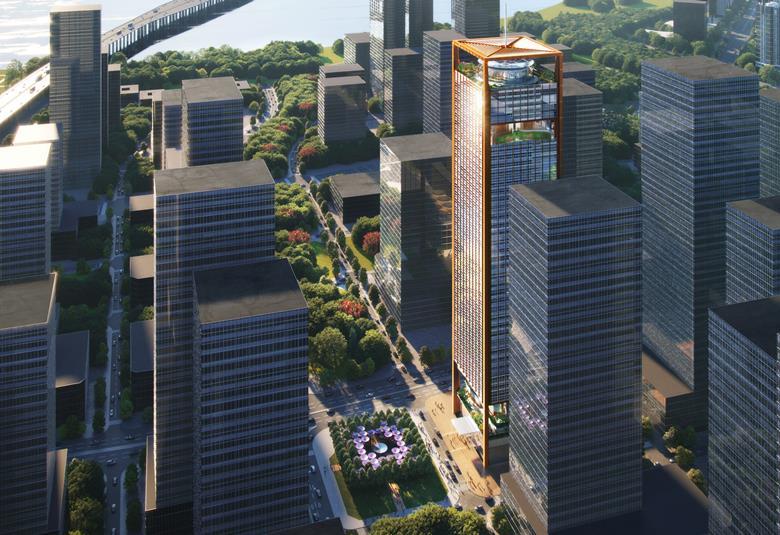 RSHP celebrates 10 years in China by winning a 220m tower | News ...