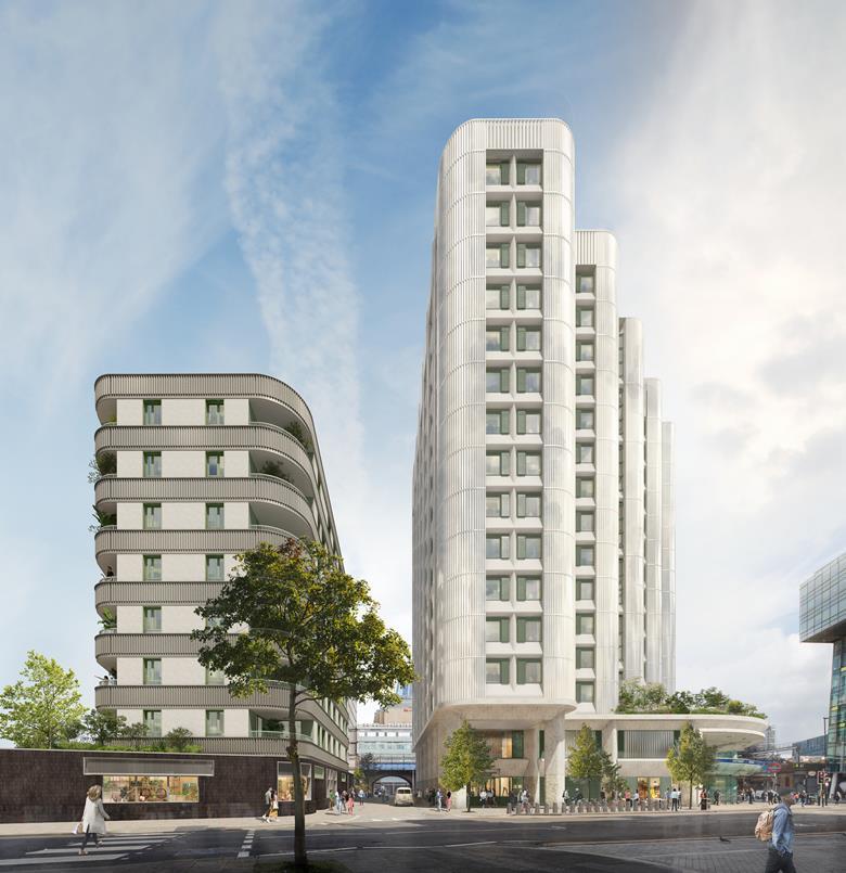 AHMM gets planning for Southwark tube station resi tower after ...