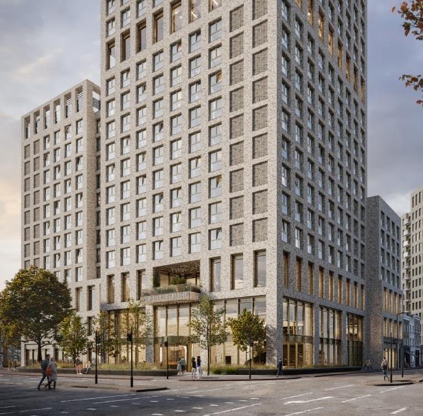 Hawkins Brown’s 550-home shared living tower refused over lack of ...