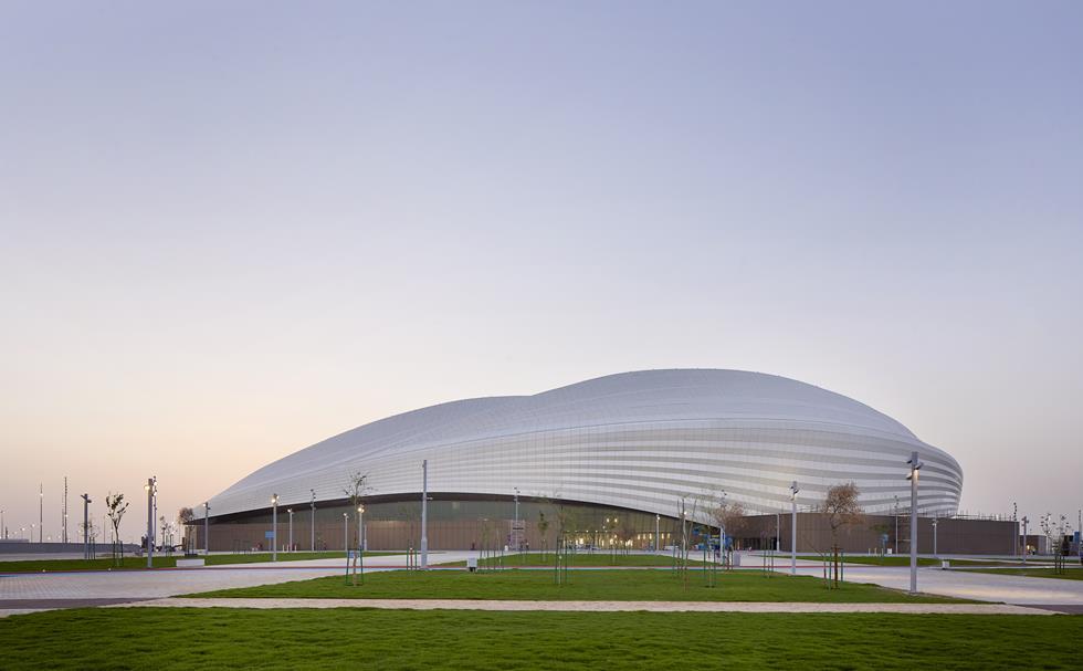 Zaha Hadid's World Cup stadium hosts first game | News | Building Design